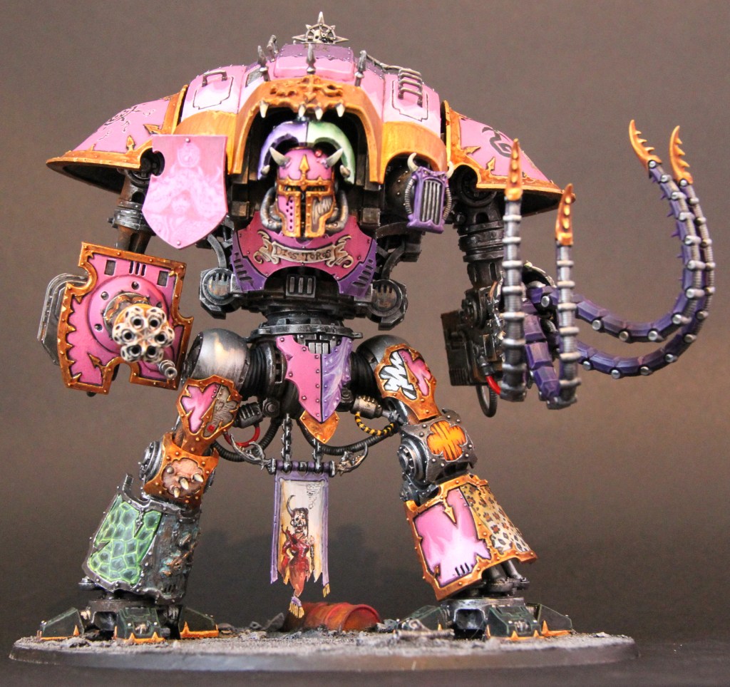Dios Toros – Slaaneshi Imperial Knight | Heresy & Heroes