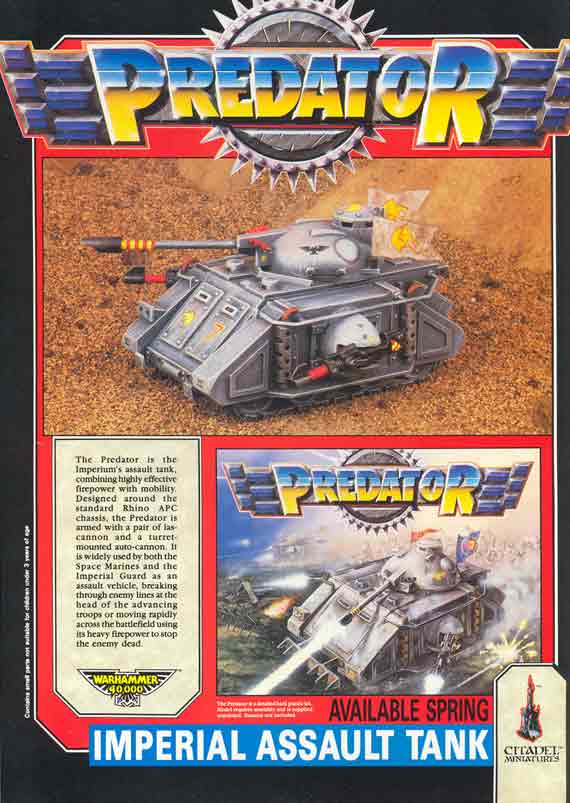Miniature Focus: The Predator Battle Tank | Heresy & Heroes