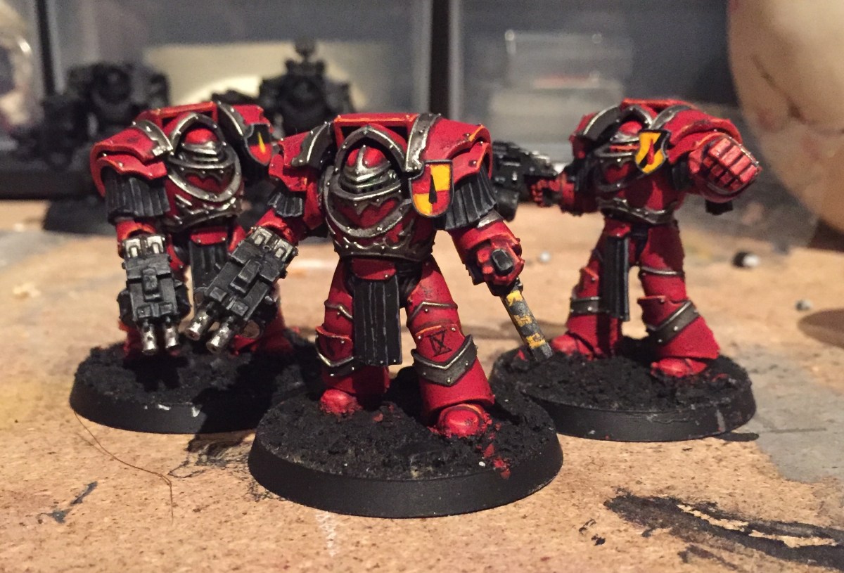 WIP – Blood Angels Cataphractii Terminators | Heresy & Heroes